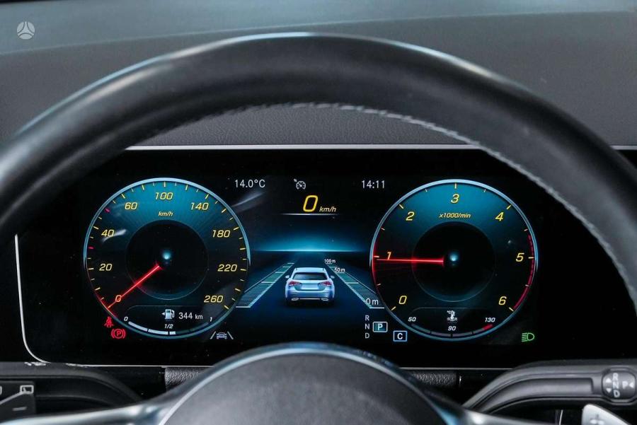 Black Mercedes-Benz B 180 2019 in Kaunas, with an engine capacity of 1.50 L and mileage of 77 thousand km for 14950 €, photo 27 on AUTOMOTO.COM.LV