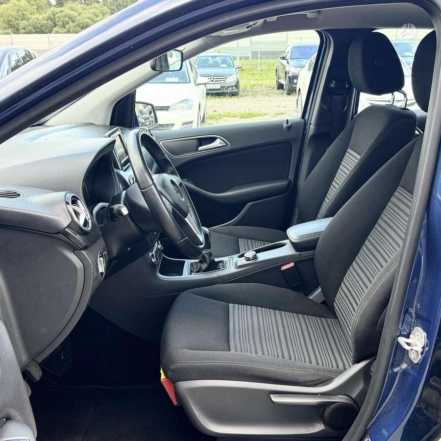 Blue Mercedes-Benz B 180 2012 in Radviliskis, with an engine capacity of 1.60 L and mileage of 155 thousand km for 5550 €, photo 19 on AUTOMOTO.COM.LV