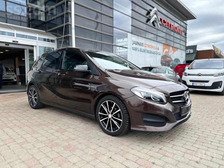 Brown Mercedes-Benz B 180 2015 in Riga, with an engine capacity of 1.50 L and mileage of 240 thousand km for 2000 €, photo 3 on AUTOMOTO.COM.LV