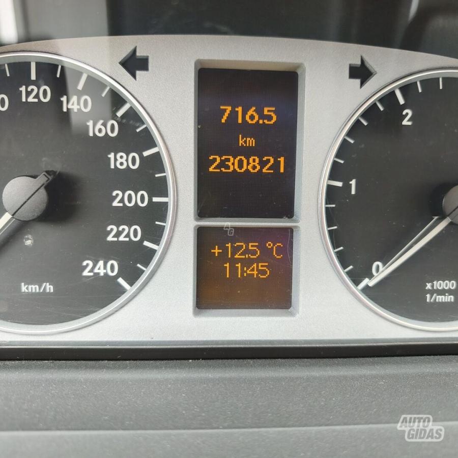 Серый Мерседес Б 180 2006 в Алитус, объемом двигателя 1.90 л и пробегом 231 тыс. км за 1500 €, фото 20 на AUTOMOTO.COM.LV