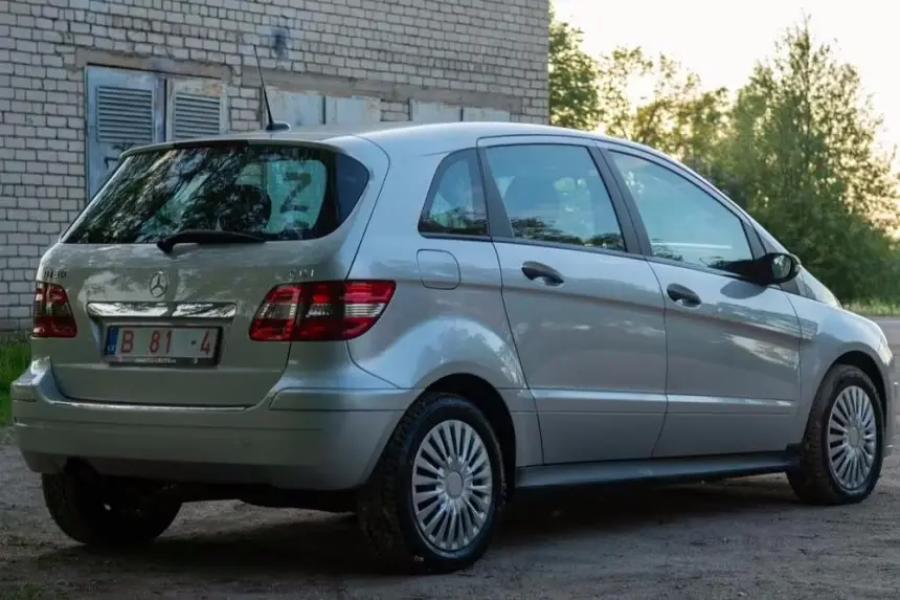 Grey Mercedes-Benz B 180 2007 in Grobiņa, with an engine capacity of 2.00 L and mileage of 251 thousand km for 3990 €, photo 7 on AUTOMOTO.COM.LV