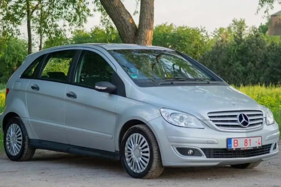 Grey Mercedes-Benz B 180 2007 in Grobiņa, with an engine capacity of 2.00 L and mileage of 251 thousand km for 3990 €, photo 8 on AUTOMOTO.COM.LV