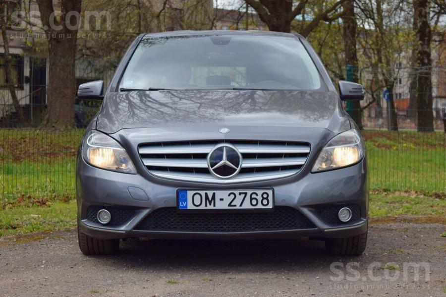 Grey Mercedes-Benz B 180 2013 in Jelgava, with an engine capacity of 1.80 L and mileage of 234 thousand km for 7890 €, photo 1 on AUTOMOTO.COM.LV