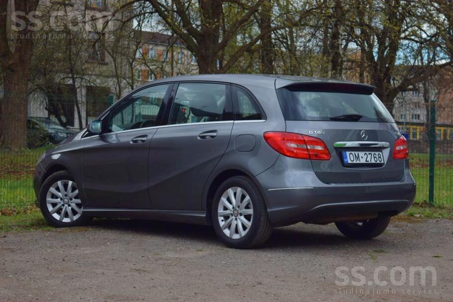 Grey Mercedes-Benz B 180 2013 in Jelgava, with an engine capacity of 1.80 L and mileage of 234 thousand km for 7890 €, photo 6 on AUTOMOTO.COM.LV