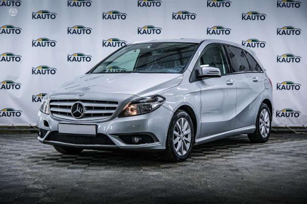 Grey Mercedes-Benz B 180 2014 in Kaunas, with an engine capacity of 1.50 L and mileage of 175 thousand km for 7290 €, photo 1 on AUTOMOTO.COM.LV