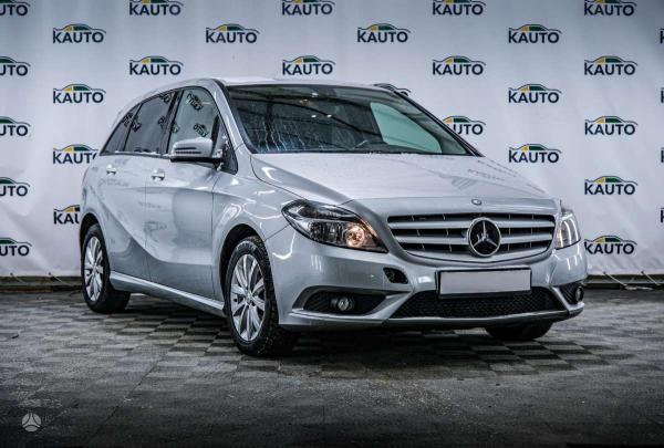 Grey Mercedes-Benz B 180 2014 in Kaunas, with an engine capacity of 1.50 L and mileage of 175 thousand km for 7290 €, photo 2 on AUTOMOTO.COM.LV