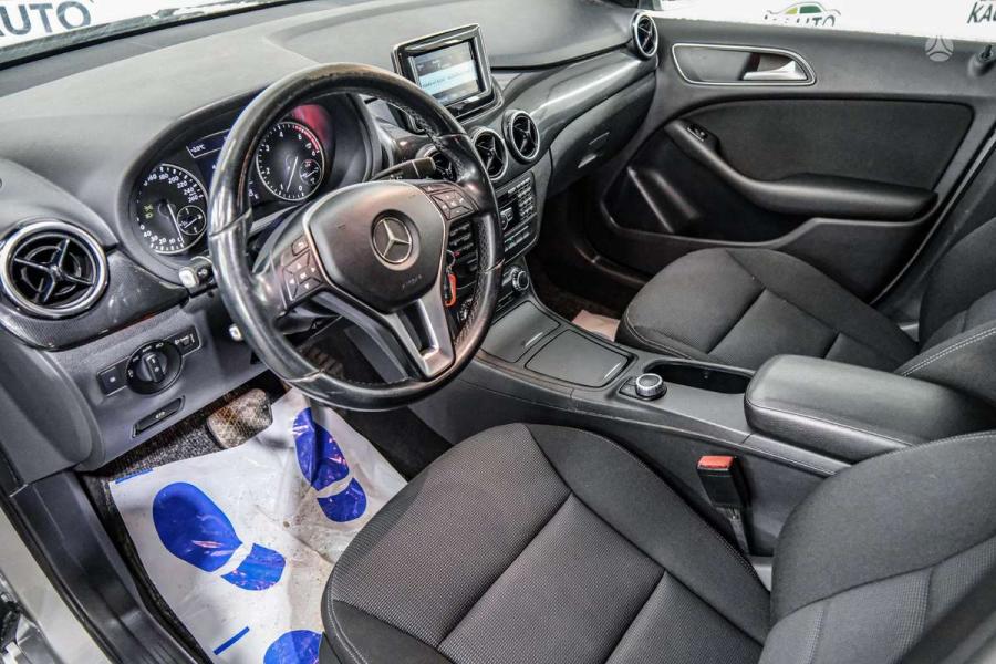 Pelēks Mercedes-Benz B 180 2014 Kauņa, ar dzinēja tilpumu 1.50 L un nobraukumu 175 tūkst. km par 7290 €, foto 5 vietnē AUTOMOTO.COM.LV