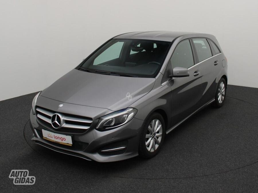 Grey Mercedes-Benz B 180 2015 in Vilnius, with an engine capacity of 1.50 L and mileage of 153 thousand km for 8999 €, photo 1 on AUTOMOTO.COM.LV