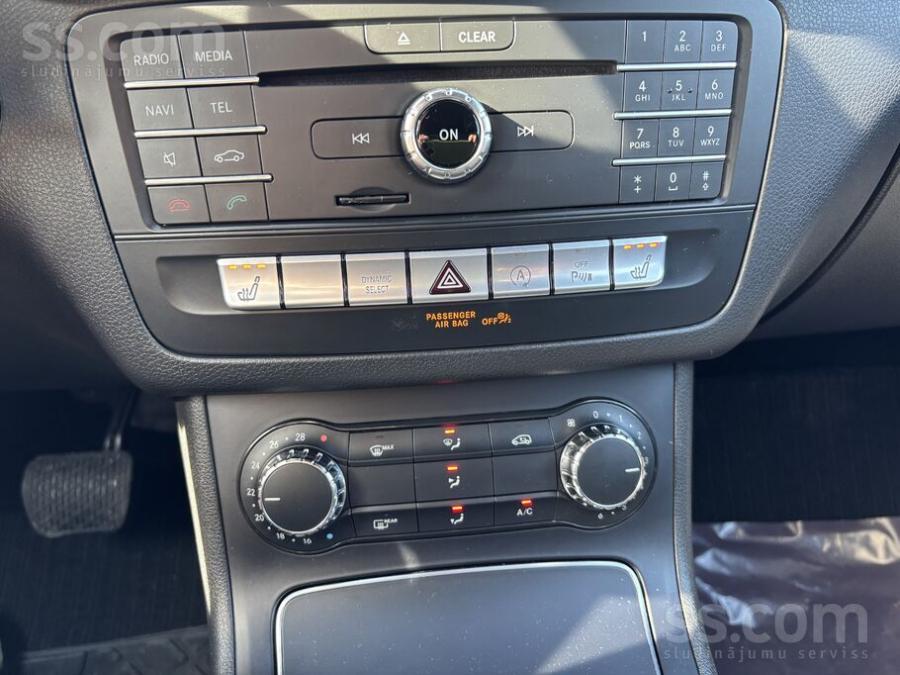 Grey Mercedes-Benz B 180 2017 in Riga, with an engine capacity of 1.50 L and mileage of 128 thousand km for 11900 €, photo 17 on AUTOMOTO.COM.LV