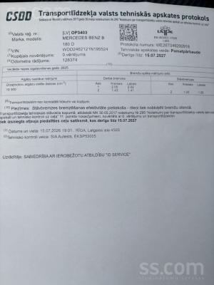 Grey Mercedes-Benz B 180 2017 in Riga, with an engine capacity of 1.50 L and mileage of 128 thousand km for 11900 €, photo 21 on AUTOMOTO.COM.LV