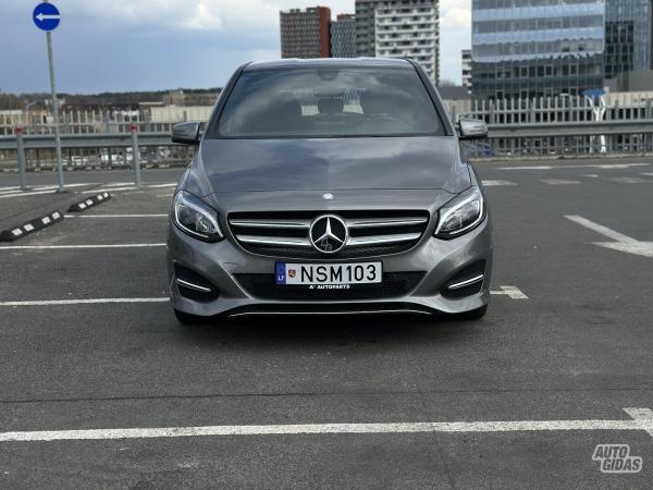 Grey Mercedes-Benz B 180 2017 in Vilnius, with an engine capacity of 1.60 L and mileage of 67 thousand km for 10500 €, photo 2 on AUTOMOTO.COM.LV