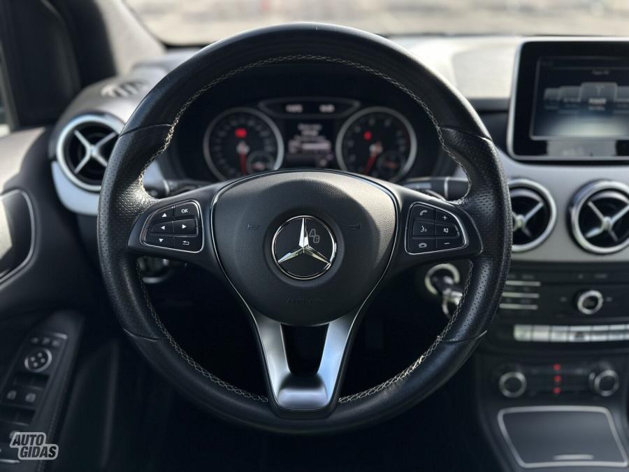 Pelēks Mercedes-Benz B 180 2017 Viļņa, ar dzinēja tilpumu 1.60 L un nobraukumu 67 tūkst. km par 10500 €, foto 15 vietnē AUTOMOTO.COM.LV