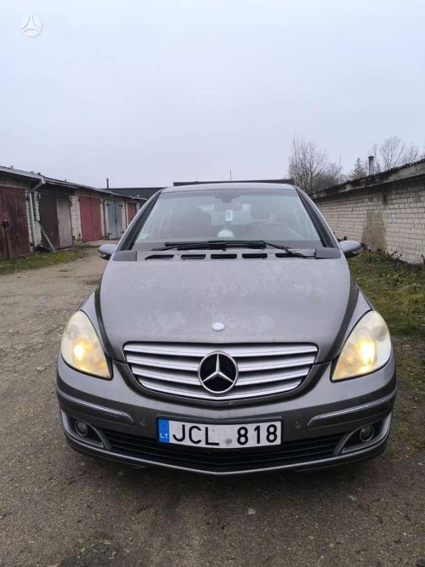Grey Mercedes-Benz B 180 2007 in Marijampole, with an engine capacity of 1.99 L and mileage of 266 thousand km for 500 €, photo 7 on AUTOMOTO.COM.LV