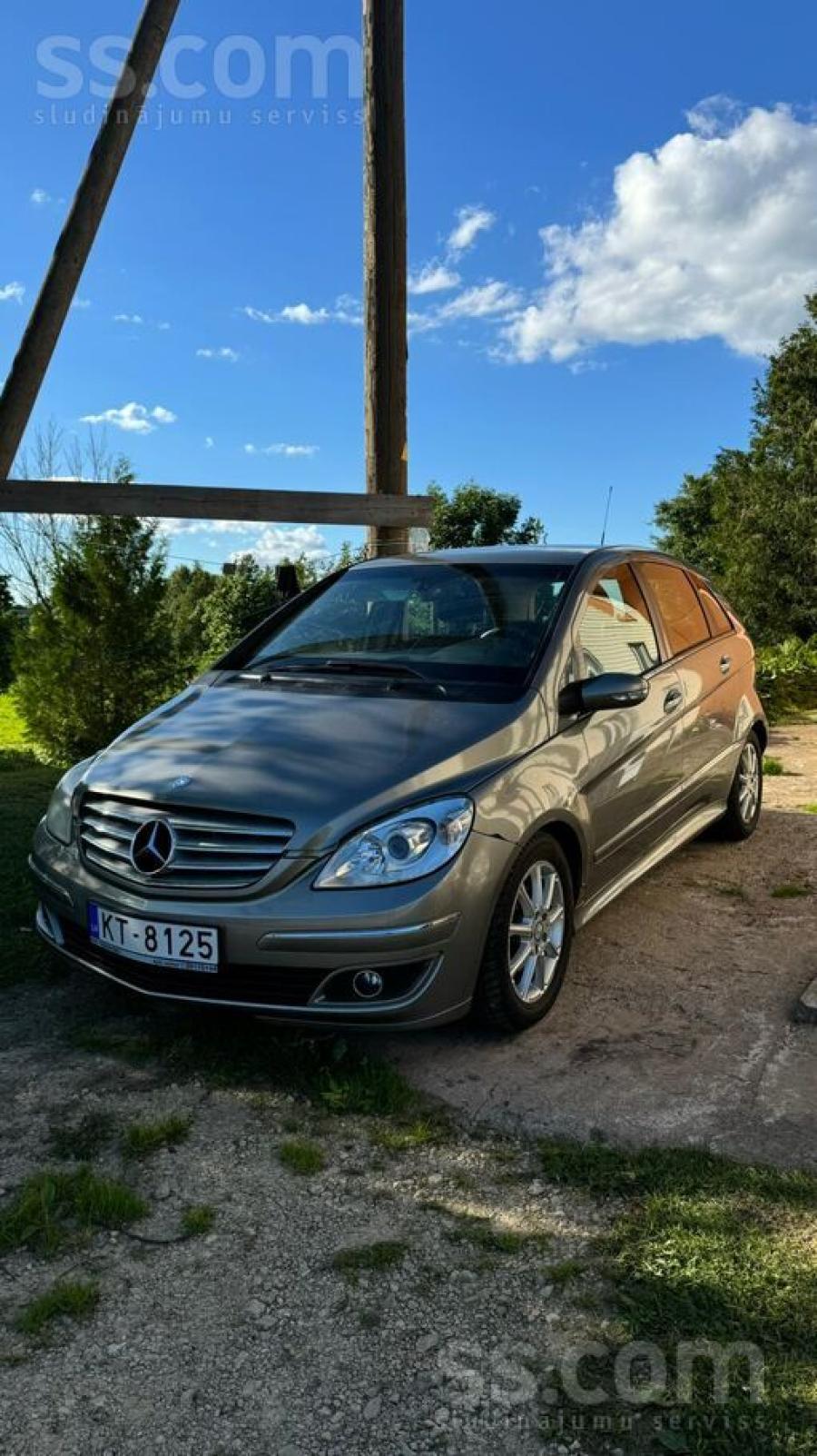 Pelēks Mercedes-Benz B 180 2007 Ludza, ar dzinēja tilpumu 2.00 L un nobraukumu 417 tūkst. km par 850 €, foto 1 vietnē AUTOMOTO.COM.LV