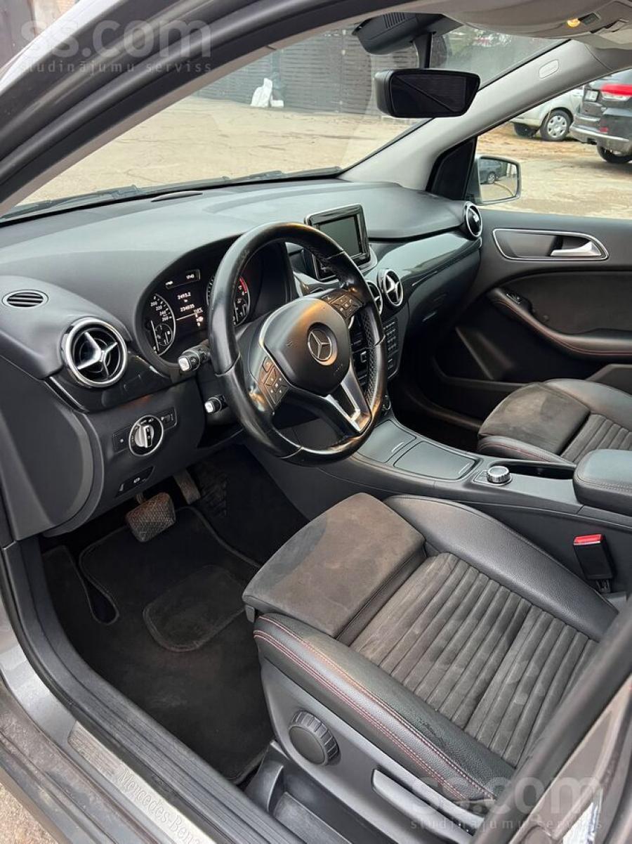 Grey Mercedes-Benz B 180 2013 in Riga, with an engine capacity of 1.80 L and mileage of 234 thousand km for 5000 €, photo 8 on AUTOMOTO.COM.LV