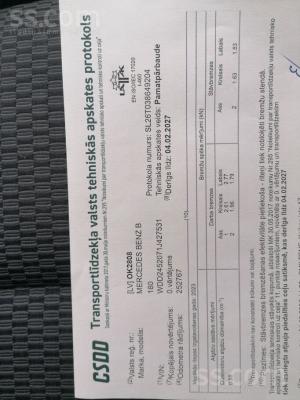 Мерседес Б 180 2009 в Валмиера, объемом двигателя 2.00 л и пробегом 253 тыс. км за 4250 €, фото 17 на AUTOMOTO.COM.LV