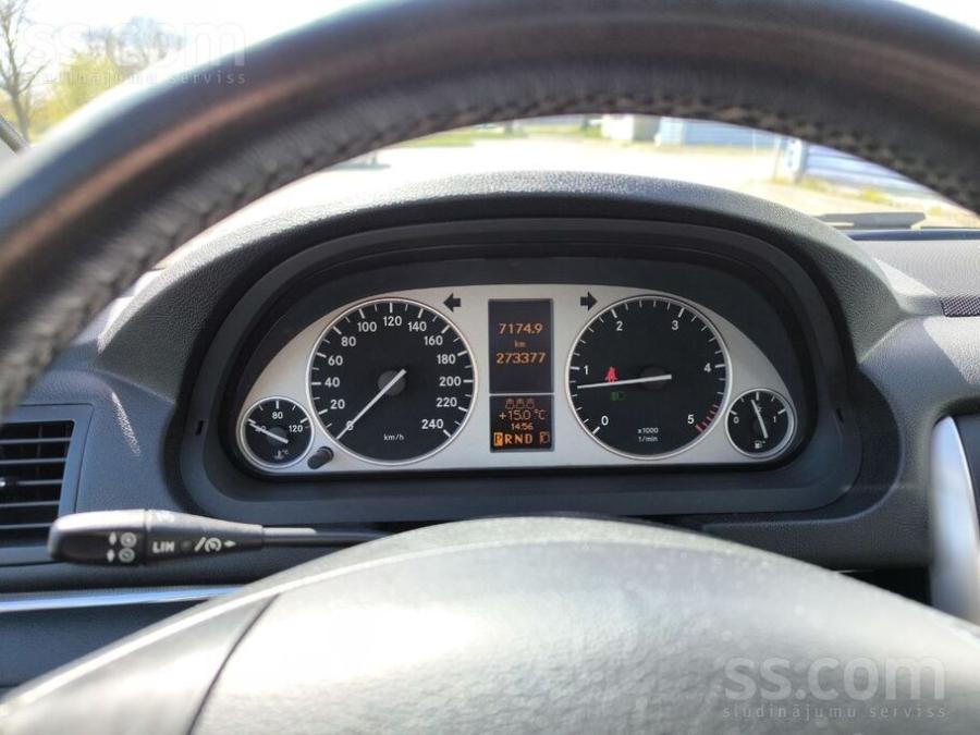 Mercedes-Benz B 180 2006 in Jelgava, with an engine capacity of 2.00 L and mileage of 270 thousand km for 2800 €, photo 13 on AUTOMOTO.COM.LV