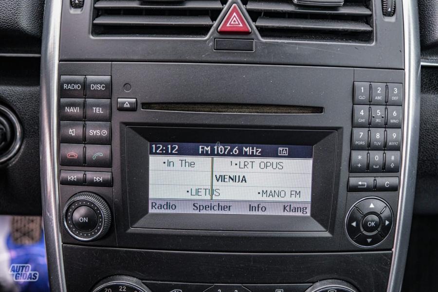 Мерседес Б 180 2009 в Каунас, объемом двигателя 1.70 л и пробегом 288 тыс. км за 3490 €, фото 17 на AUTOMOTO.COM.LV