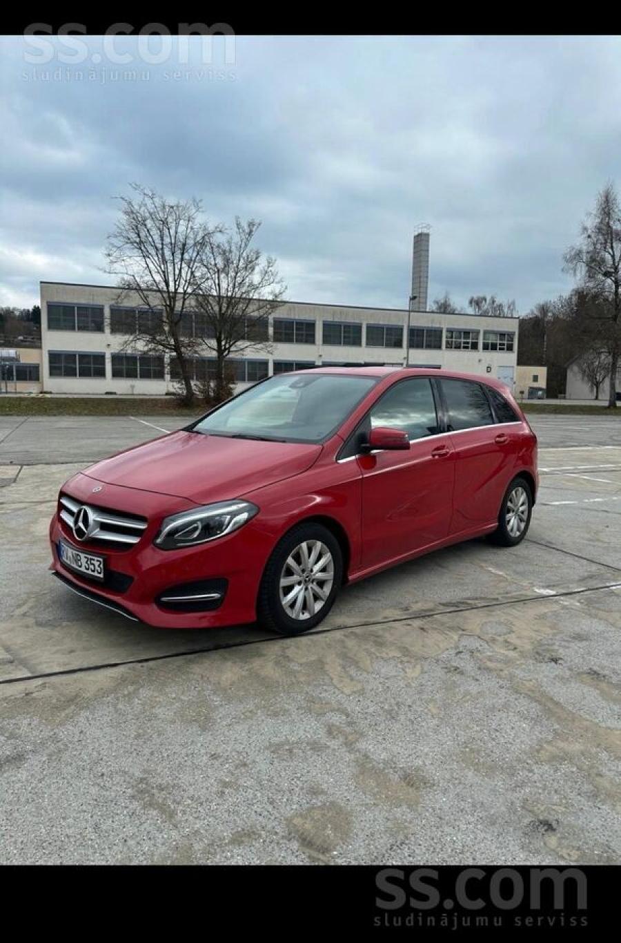 Sarkans Mercedes-Benz B 180 2018 Tukums, ar dzinēja tilpumu 1.50 L un nobraukumu 83 tūkst. km par 13500 €, foto 1 vietnē AUTOMOTO.COM.LV