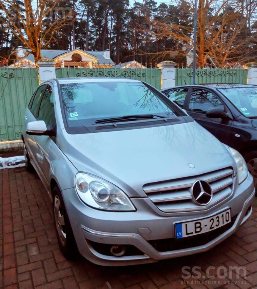 Mercedes-Benz B 180 2008 in Jurmala, with an engine capacity of 1.90 L and mileage of 283 thousand km for 2600 €, photo 2 on AUTOMOTO.COM.LV