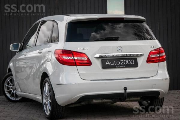 White Mercedes-Benz B 180 2013 in Tukums, with an engine capacity of 1.80 L and mileage of 275 thousand km for 8490 €, photo 10 on AUTOMOTO.COM.LV