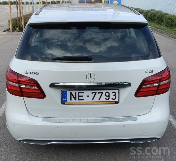 Balts Mercedes-Benz B 180 2015 Rīga, ar dzinēja tilpumu 1.50 L un nobraukumu 160 tūkst. km par 8750 €, foto 6 vietnē AUTOMOTO.COM.LV