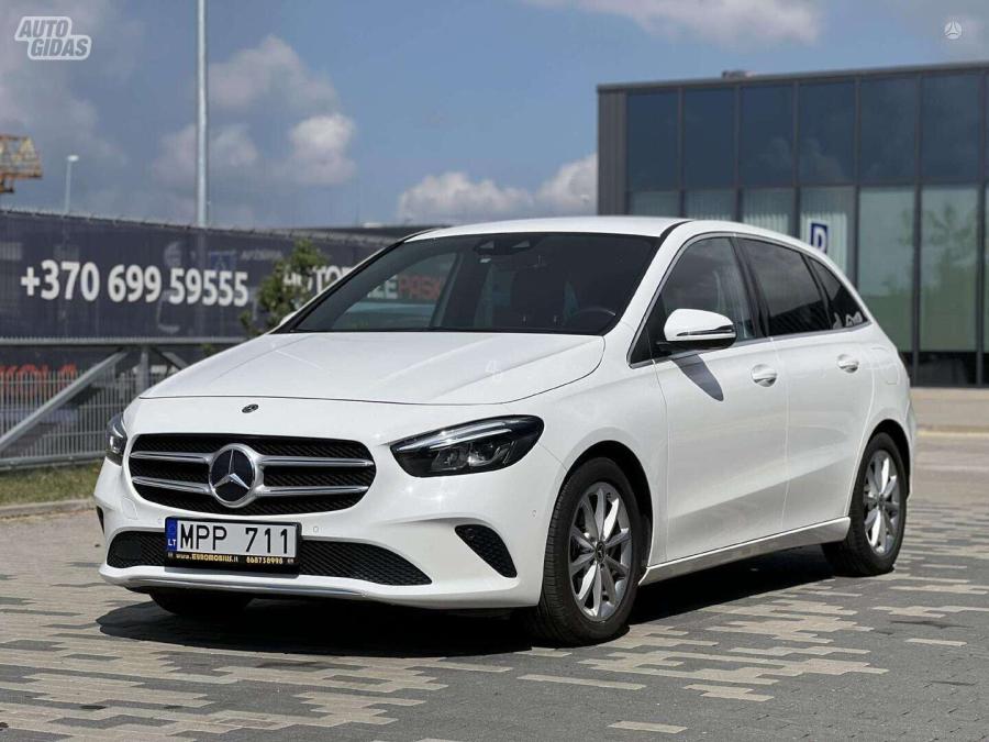 White Mercedes-Benz B 180 2019 in Siauliai, with an engine capacity of 1.50 L and mileage of 189 thousand km for 14900 €, photo 1 on AUTOMOTO.COM.LV