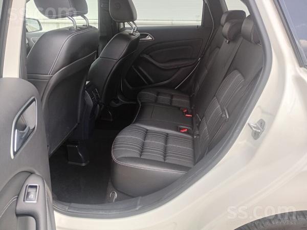 White Mercedes-Benz B 180 2014 in Riga, with an engine capacity of 1.50 L and mileage of 200 thousand km for 7990 €, photo 10 on AUTOMOTO.COM.LV