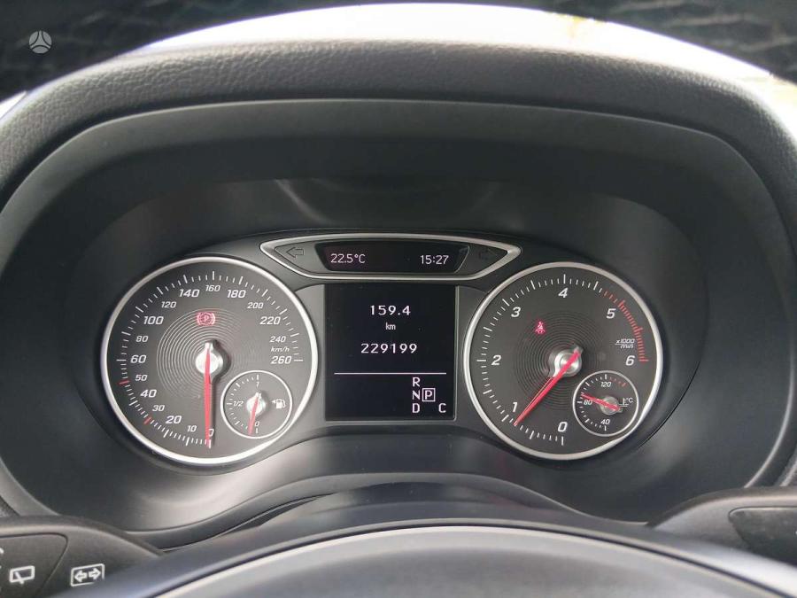 White Mercedes-Benz B 180 2016 in Marijampole, with an engine capacity of 1.50 L and mileage of 229 thousand km for 7650 €, photo 40 on AUTOMOTO.COM.LV