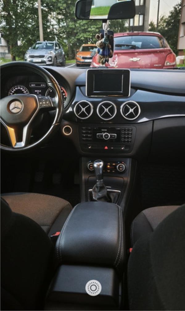 Balts Mercedes-Benz B 180 2014 Jehvi, ar dzinēja tilpumu 1.50 L un nobraukumu 312 tūkst. km par 7500 €, foto 8 vietnē AUTOMOTO.COM.LV