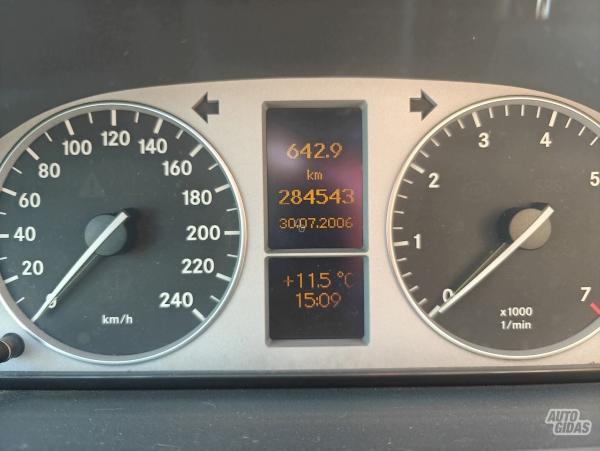 Black Mercedes-Benz B 200 2006 in Vilnius, with an engine capacity of 2.00 L and mileage of 285 thousand km for 2100 €, photo 2 on AUTOMOTO.COM.LV