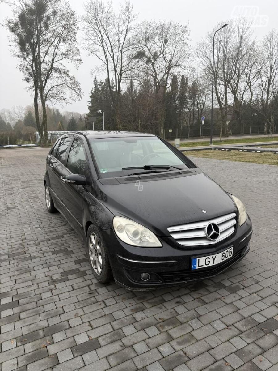 Melns Mercedes-Benz B 200 2007 Kauņa, ar dzinēja tilpumu 2.00 L un nobraukumu 245 tūkst. km par 1299 €, foto 1 vietnē AUTOMOTO.COM.LV