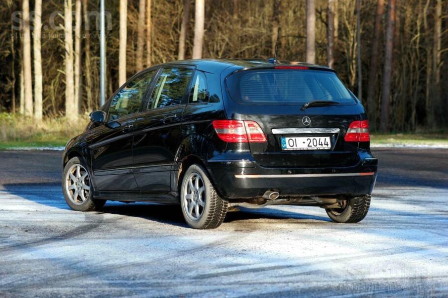 Black Mercedes-Benz B 200 2007 in Riga, with an engine capacity of 2.00 L and mileage of 237 thousand km for 2000 €, photo 1 on AUTOMOTO.COM.LV