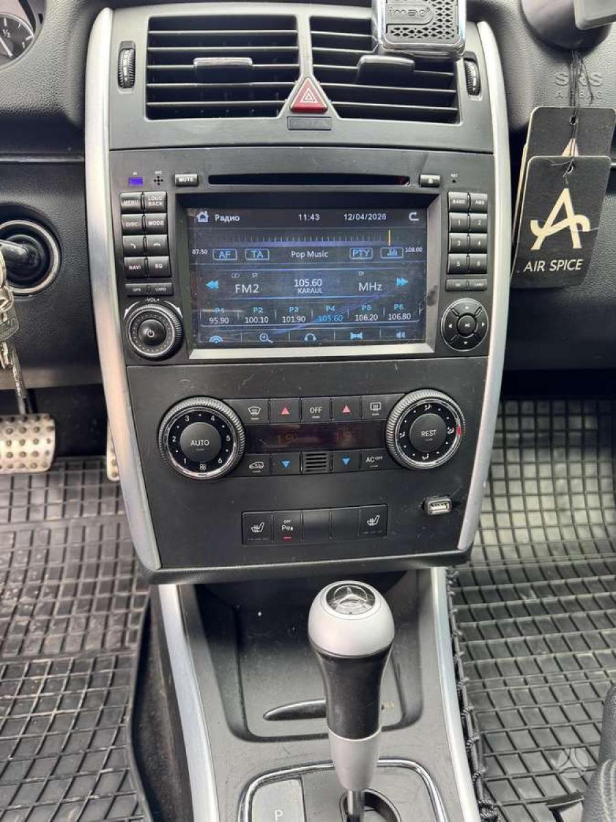 Melns Mercedes-Benz B 200 2008 Viļņa, ar dzinēja tilpumu 2.00 L un nobraukumu 301 tūkst. km par 3490 €, foto 14 vietnē AUTOMOTO.COM.LV