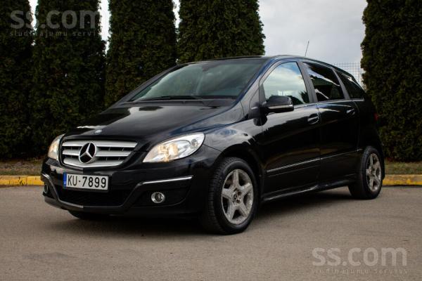 Black Mercedes-Benz B 200 2010 in Jelgava, with an engine capacity of 2.00 L and mileage of 237 thousand km for 2900 €, photo 3 on AUTOMOTO.COM.LV