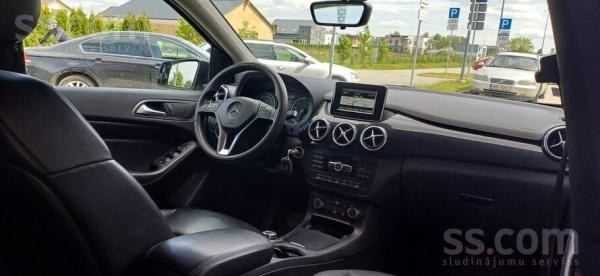 Black Mercedes-Benz B 200 2014 in Riga, with an engine capacity of 2.00 L and mileage of 0 thousand km for 4990 €, photo 10 on AUTOMOTO.COM.LV