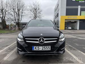 Melns Mercedes-Benz B 200 2015 Rīga, ar dzinēja tilpumu 2.10 L un nobraukumu 221 tūkst. km par 10200 €, foto  vietnē AUTOMOTO.COM.LV