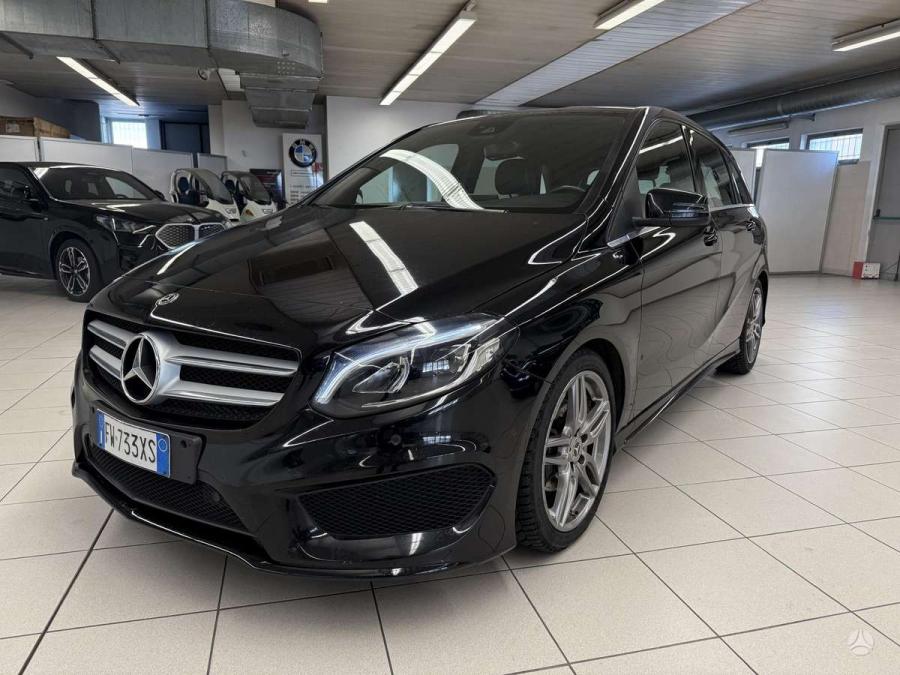 Black Mercedes-Benz B 200 2018 in Siauliai, with an engine capacity of 2.14 L and mileage of 272 thousand km for 8700 €, photo 2 on AUTOMOTO.COM.LV