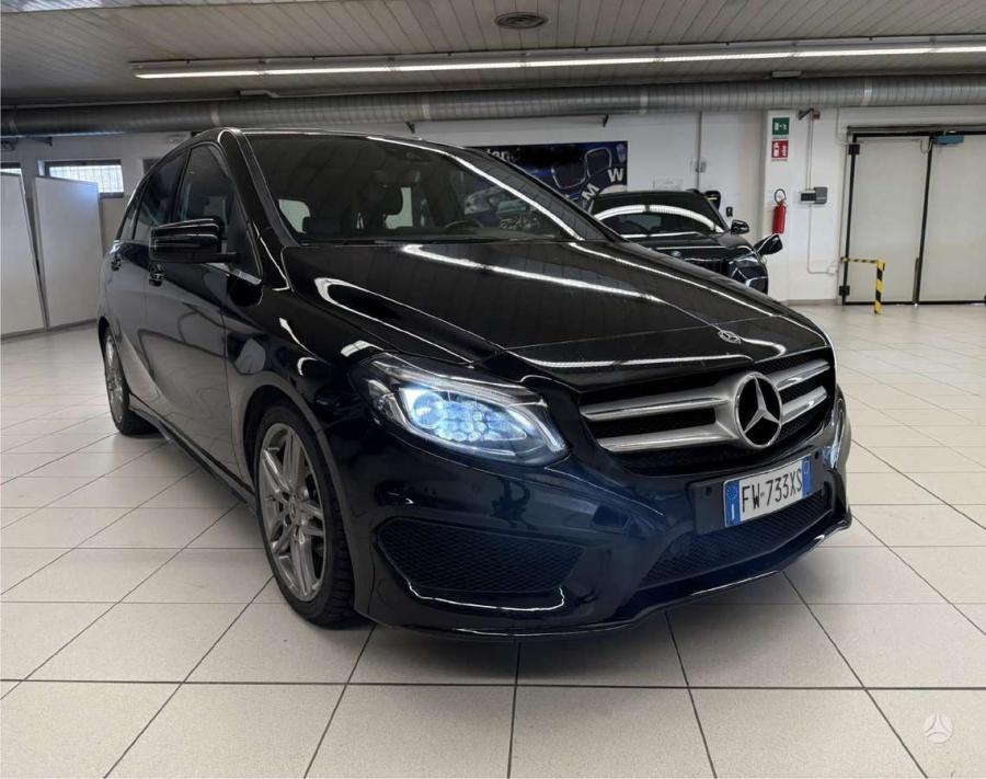 Black Mercedes-Benz B 200 2018 in Siauliai, with an engine capacity of 2.14 L and mileage of 272 thousand km for 8700 €, photo 5 on AUTOMOTO.COM.LV