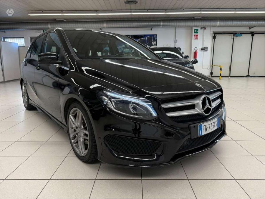 Black Mercedes-Benz B 200 2018 in Siauliai, with an engine capacity of 2.14 L and mileage of 272 thousand km for 8700 €, photo 6 on AUTOMOTO.COM.LV