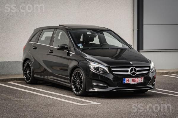 Black Mercedes-Benz B 200 2019 in Riga, with an engine capacity of 2.00 L and mileage of 191 thousand km for 13950 €, photo 3 on AUTOMOTO.COM.LV