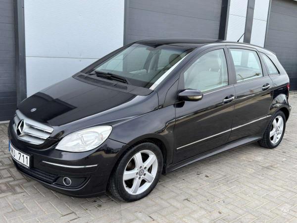 Black Mercedes-Benz B 200 2007 in Vilnius, with an engine capacity of 1.99 L and mileage of 274 thousand km for 1750 €, photo 1 on AUTOMOTO.COM.LV