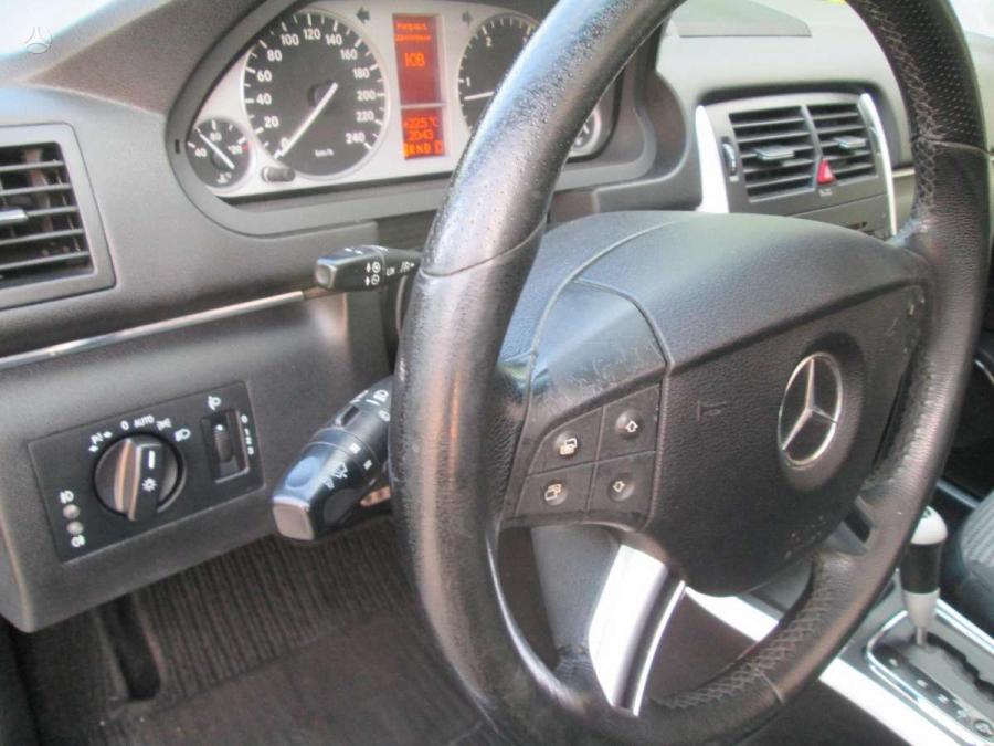 Black Mercedes-Benz B 200 2008 in Kelme, with an engine capacity of 1.99 L and mileage of 241 thousand km for 3450 €, photo 20 on AUTOMOTO.COM.LV