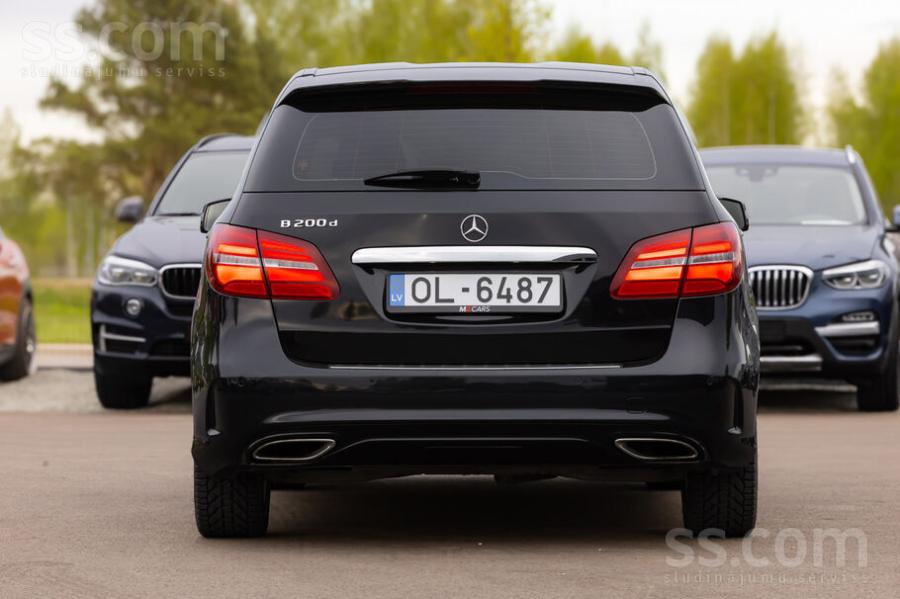 Black Mercedes-Benz B 200 2018 in Riga, with an engine capacity of 2.20 L and mileage of 0 thousand km for 10550 €, photo 6 on AUTOMOTO.COM.LV