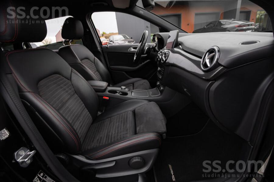 Black Mercedes-Benz B 200 2018 in Riga, with an engine capacity of 2.20 L and mileage of 0 thousand km for 10550 €, photo 8 on AUTOMOTO.COM.LV