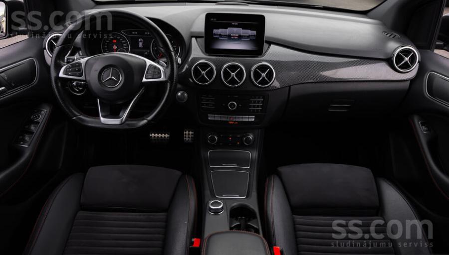 Black Mercedes-Benz B 200 2018 in Riga, with an engine capacity of 2.20 L and mileage of 0 thousand km for 10550 €, photo 11 on AUTOMOTO.COM.LV