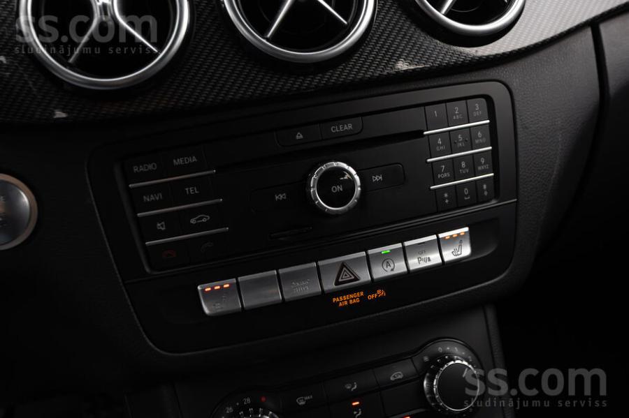 Black Mercedes-Benz B 200 2018 in Riga, with an engine capacity of 2.20 L and mileage of 0 thousand km for 10550 €, photo 18 on AUTOMOTO.COM.LV