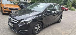 Black Mercedes-Benz B 200 2016 in Vilnius, with an engine capacity of 1.60 L and mileage of 114 thousand km for 10880 €, photo  on AUTOMOTO.COM.LV