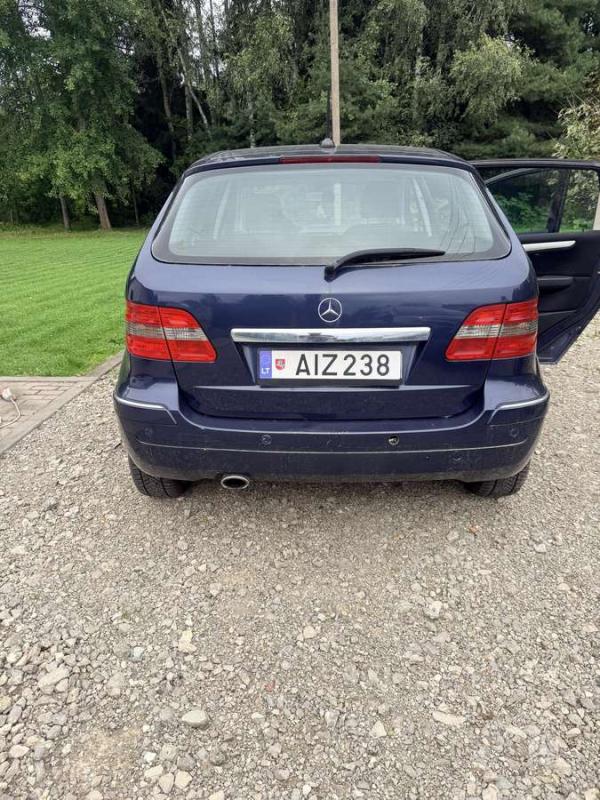 Blue Mercedes-Benz B 200 2007 in Birstonas, with an engine capacity of 1.99 L and mileage of 391 thousand km for 600 €, photo 6 on AUTOMOTO.COM.LV