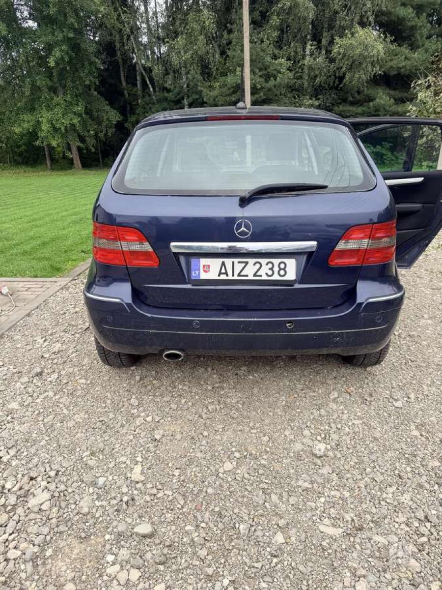 Blue Mercedes-Benz B 200 2007 in Birstonas, with an engine capacity of 1.99 L and mileage of 391 thousand km for 600 €, photo 6 on AUTOMOTO.COM.LV